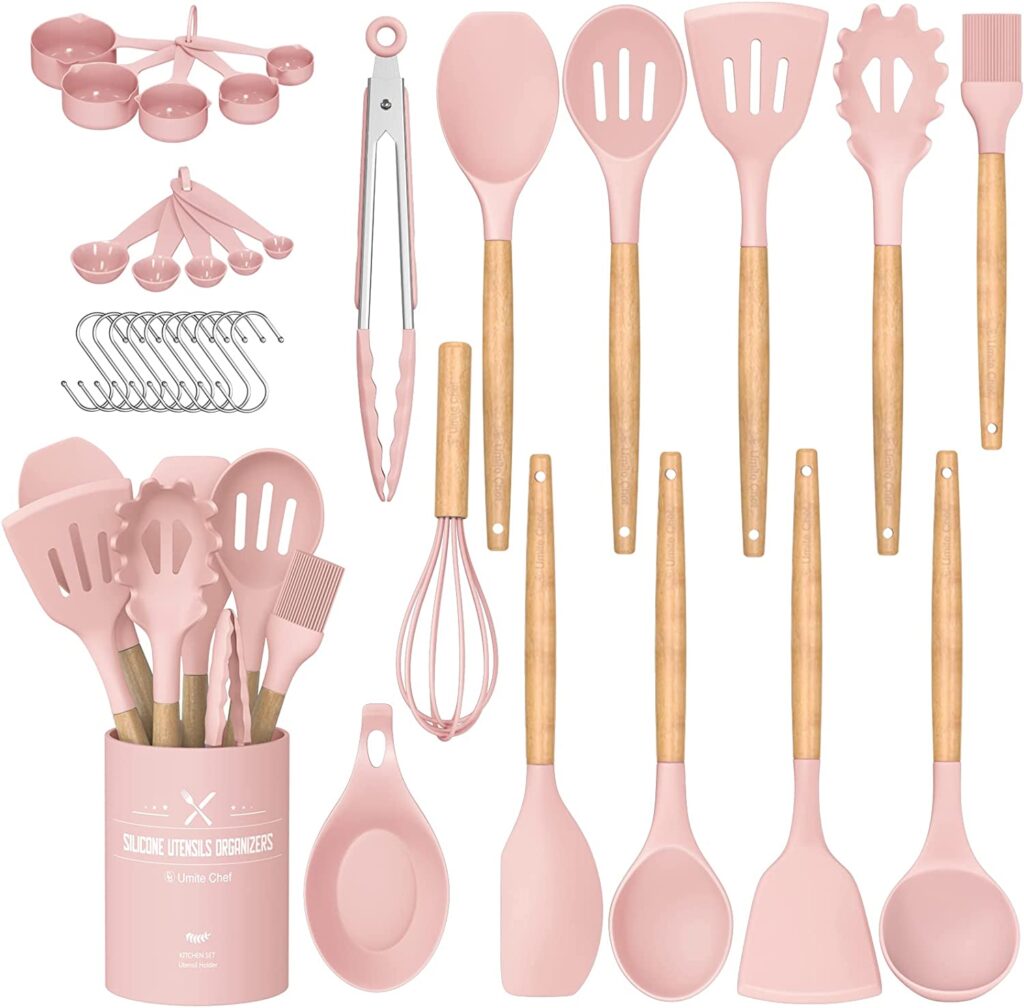 Best 10 Pink Cooking Utensils - June 2023