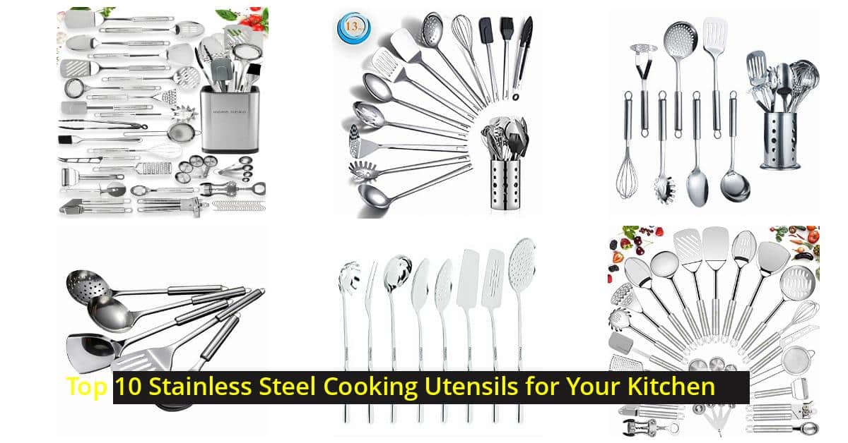10 Best Stainless Steel Cooking Utensils for Every Kitchen - 2025