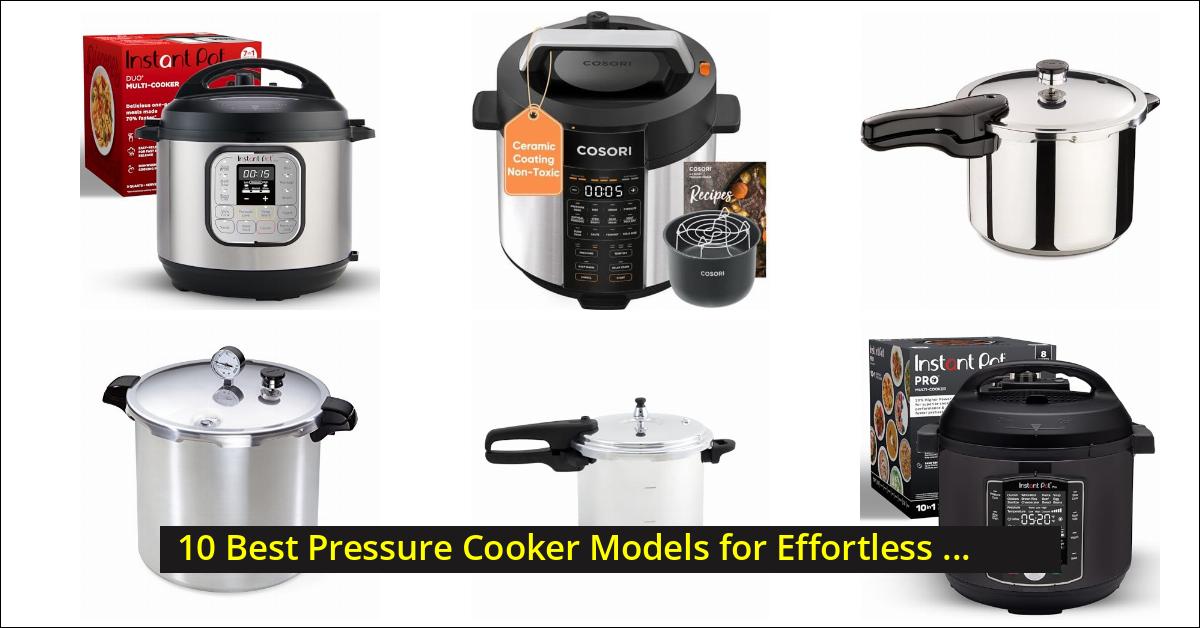 10 Best Pressure Cooker Models for Effortless Cooking - 2026