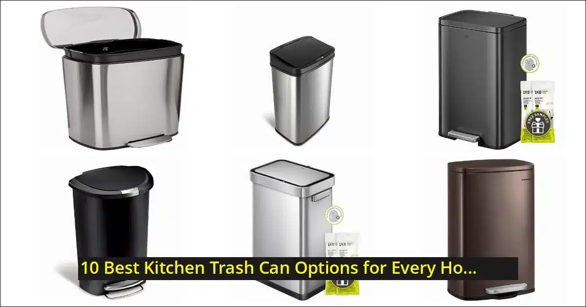 10 Best Kitchen Trash Can Options for Every Home - 2026
