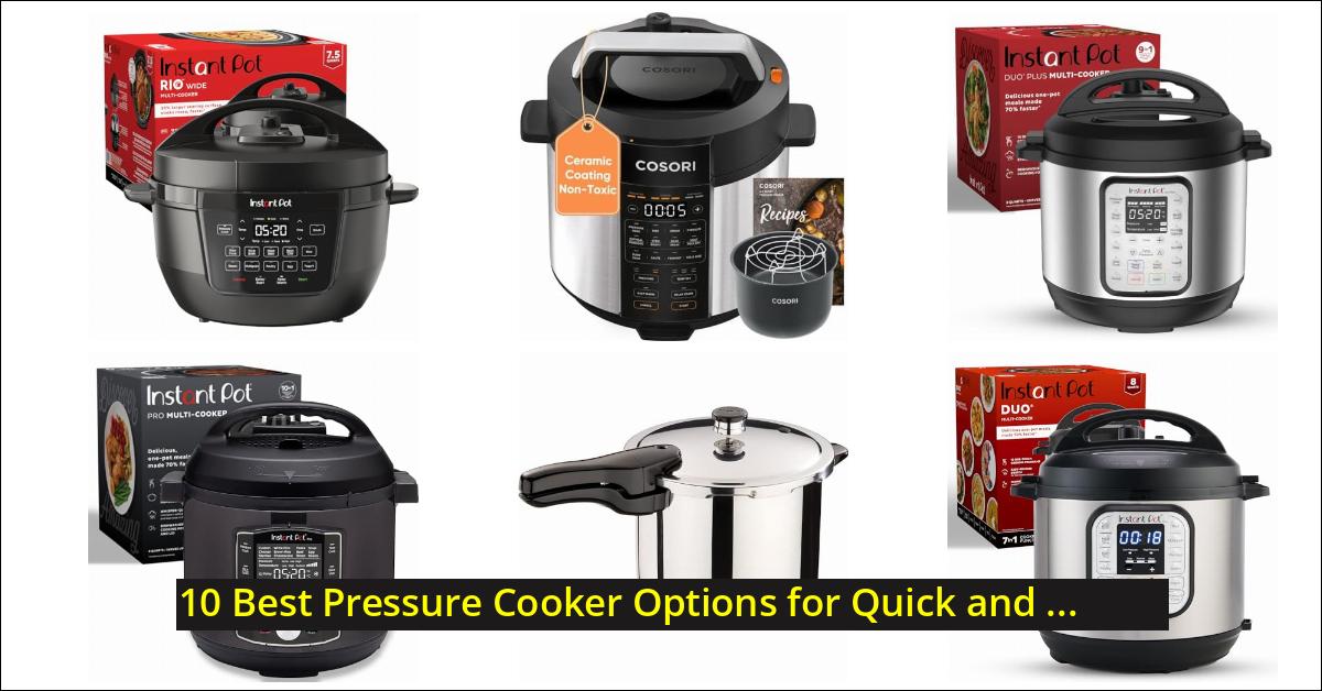 10 Best Pressure Cooker Options for Quick and Easy Meals - 2025