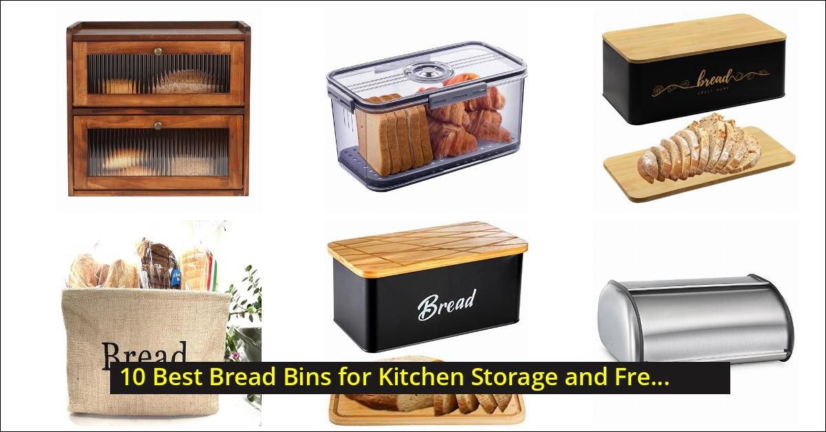 10 Best Bread Bins for Kitchen Storage and Freshness - 2025