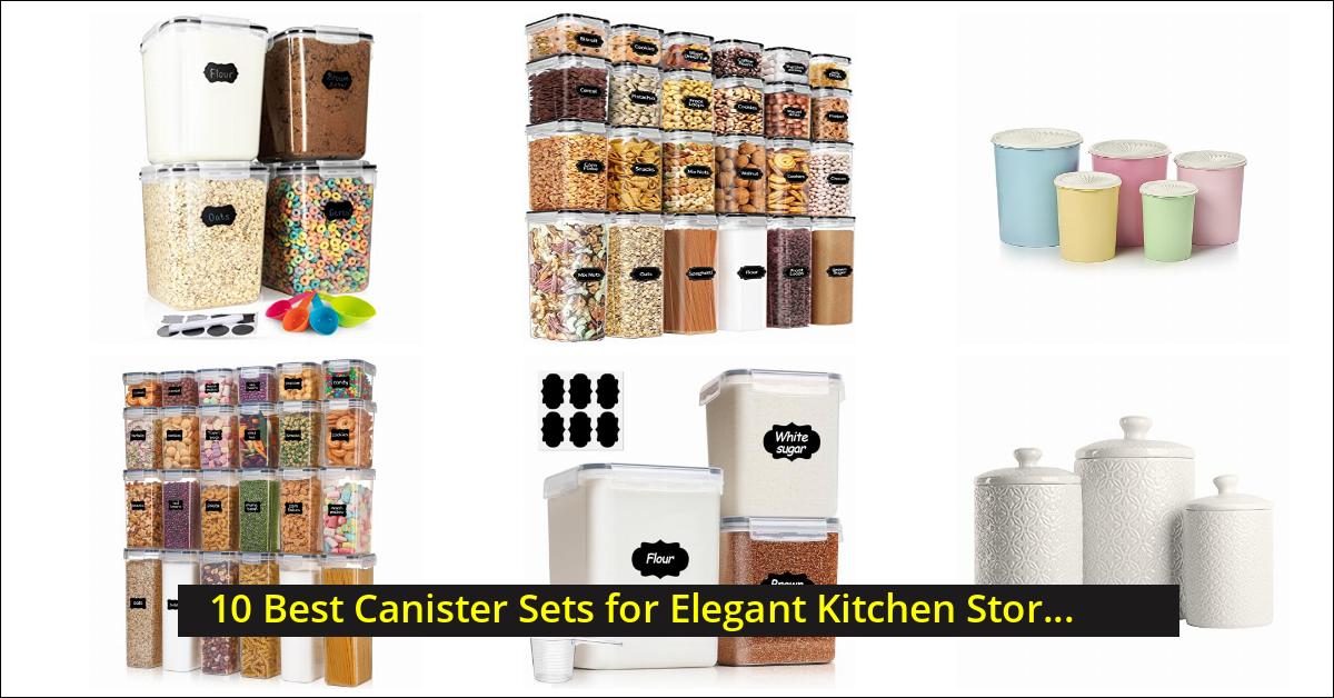 10 Best Canister Sets for Elegant Kitchen Storage Solutions - 2025