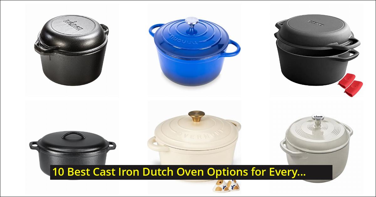 10 Best Cast Iron Dutch Oven Options for Every Home Cook - 2025