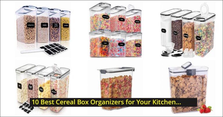 10 Best Cereal Box Organizers for Your Kitchen Storage - 2025