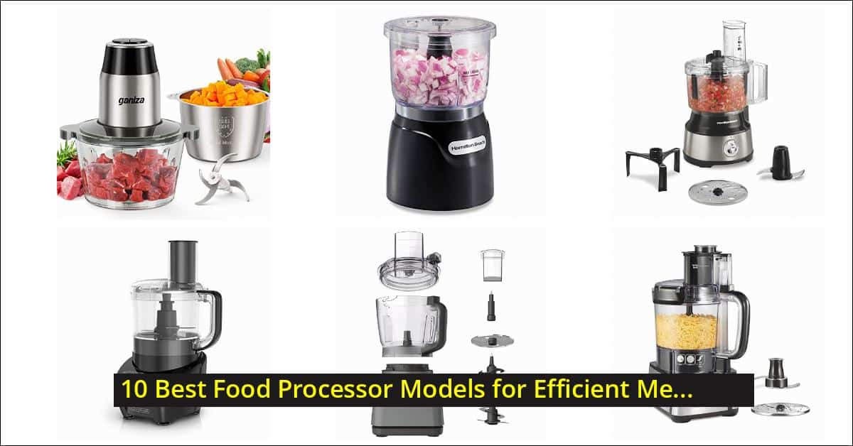 10 Best Food Processor Models for Efficient Meal Prep - 2025