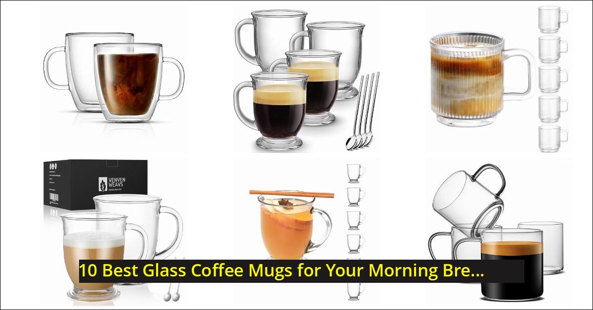 10 Best Glass Coffee Mugs for Your Morning Brew - 2026