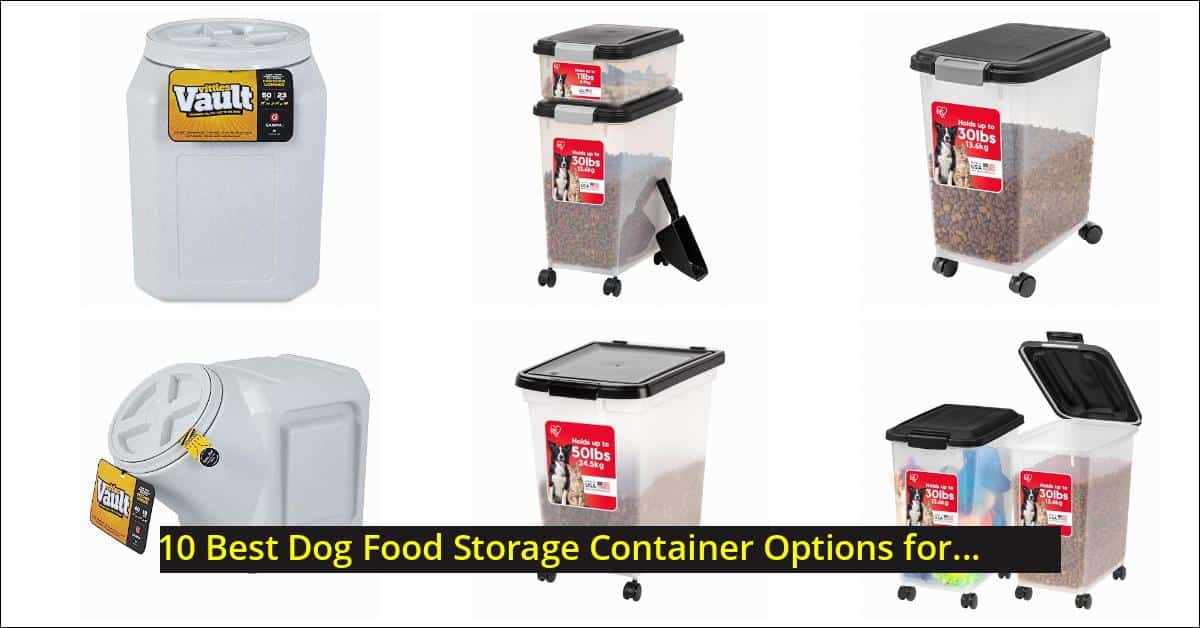 10 Best Dog Food Storage Container Options for Freshness - 2025