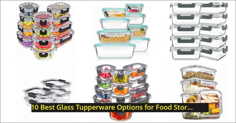 10 Best Glass Tupperware Options for Food Storage and Organization - 2025
