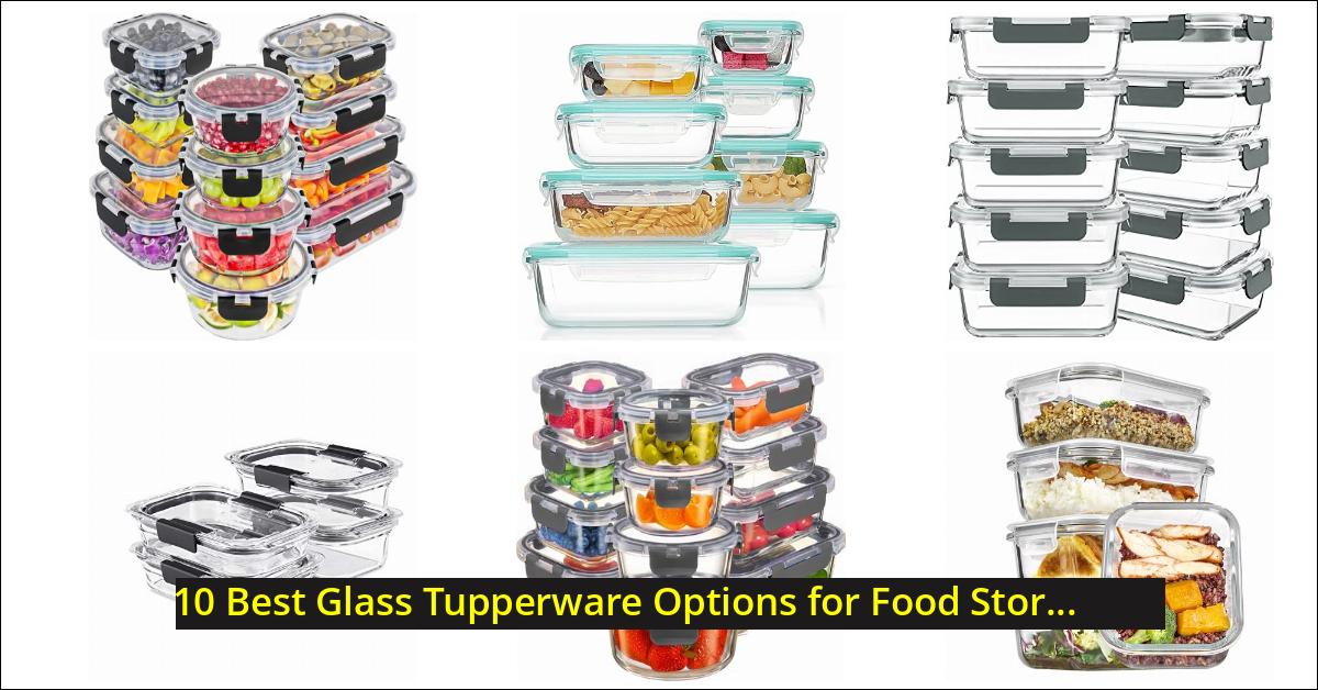 10 Best Glass Tupperware Options for Food Storage and Organization - 2025