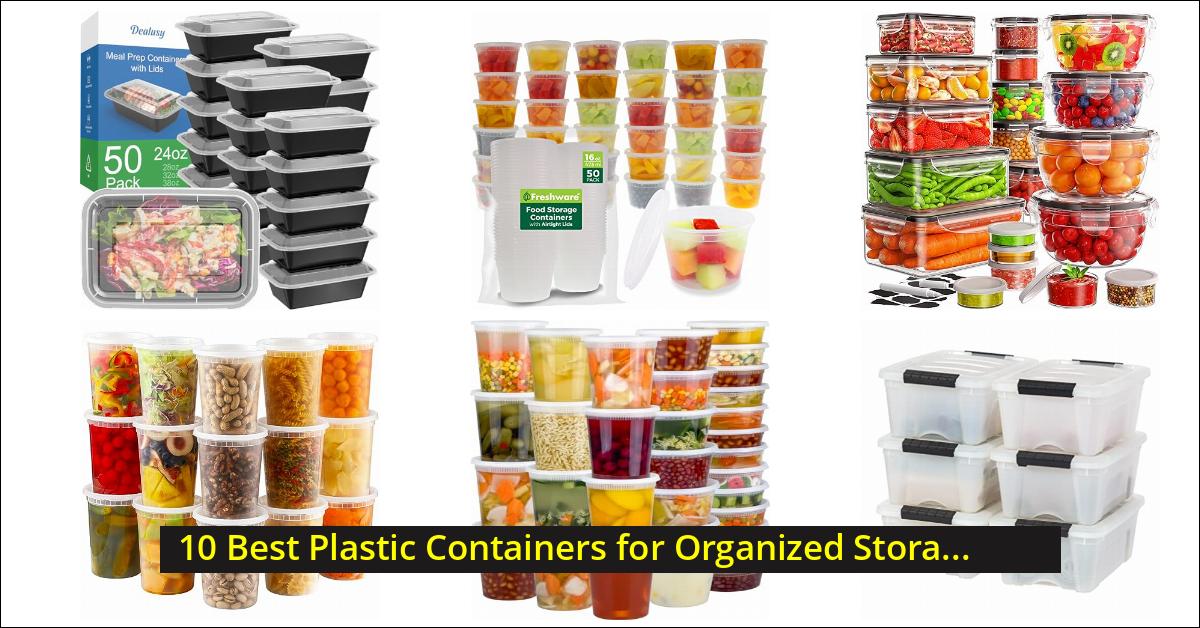 10 Best Plastic Containers for Organized Storage Solutions - 2025