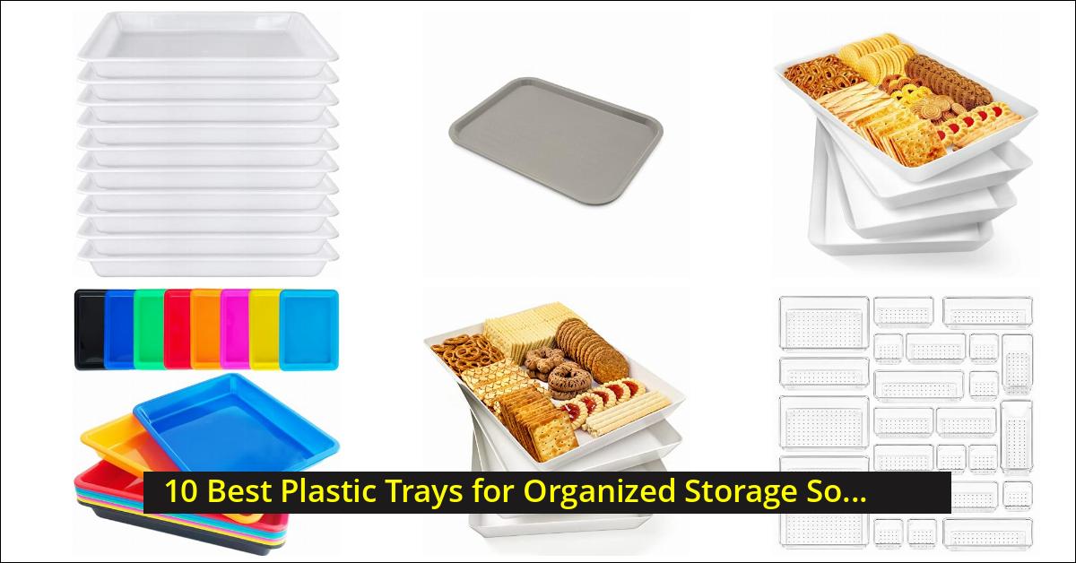10 Best Plastic Trays for Organized Storage Solutions - 2025