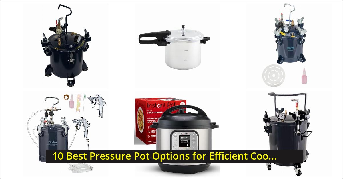 10 Best Pressure Pot Options for Efficient Cooking - 2025