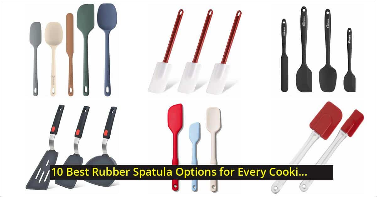 10 Best Rubber Spatula Options for Every Cooking Task - 2025