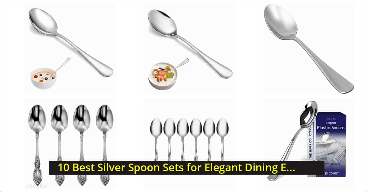 10 Best Silver Spoon Sets for Elegant Dining Experiences - 2025