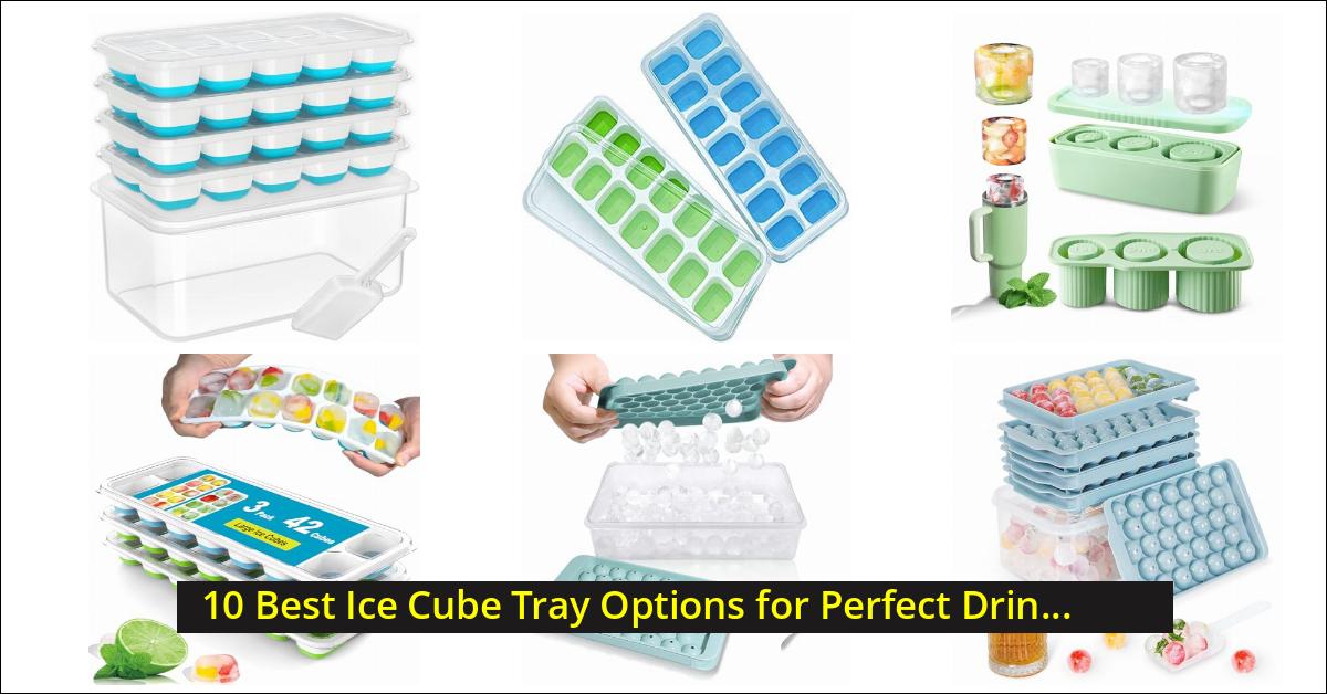 10 Best Ice Cube Tray Options for Perfect Drinks - 2025