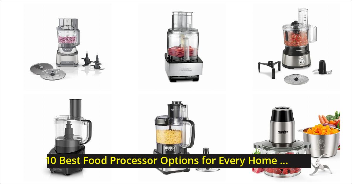 10 Best Food Processor Options for Every Home Chef - 2025