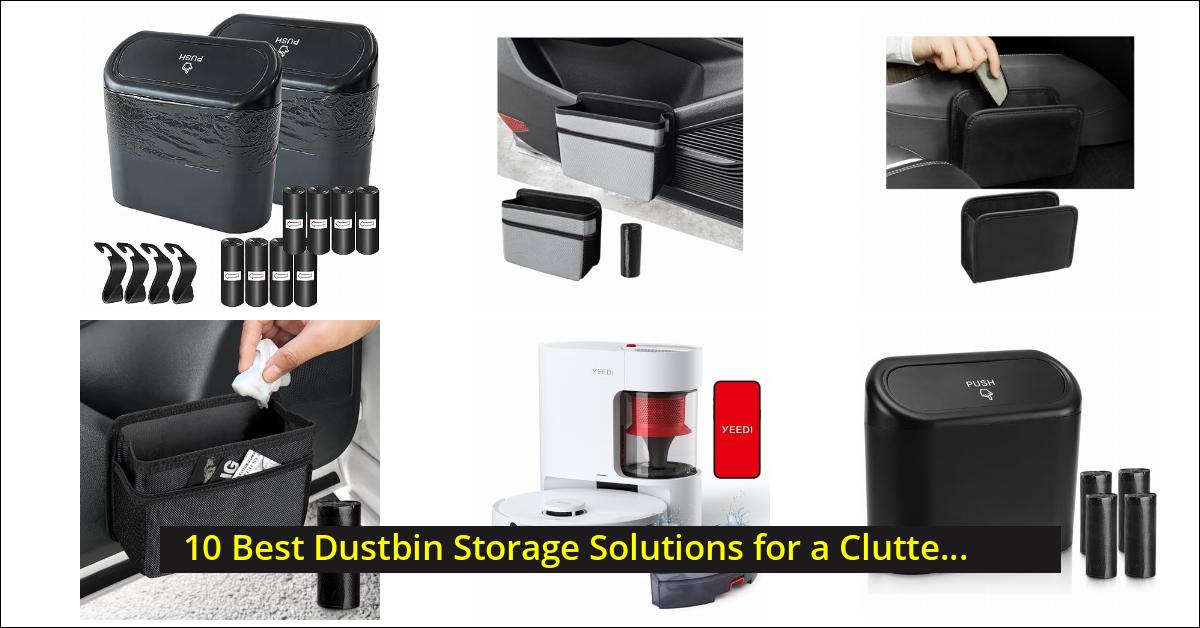 10 Best Dustbin Storage Solutions for a Clutter-Free Home - 2025