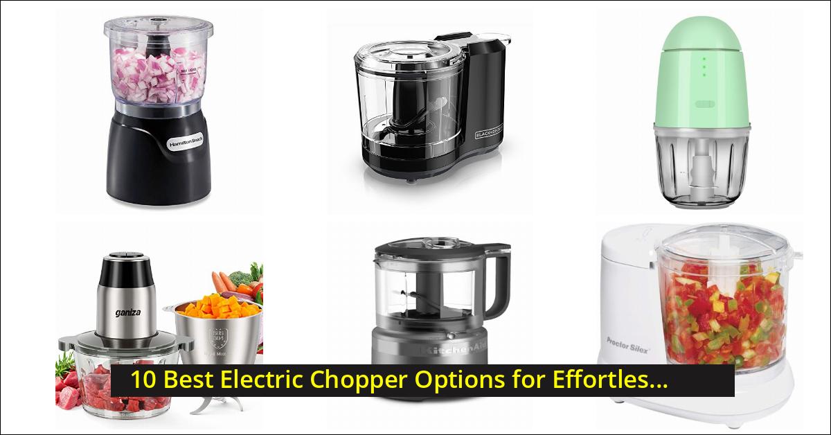 10 Best Electric Chopper Options for Effortless Food Prep - 2025