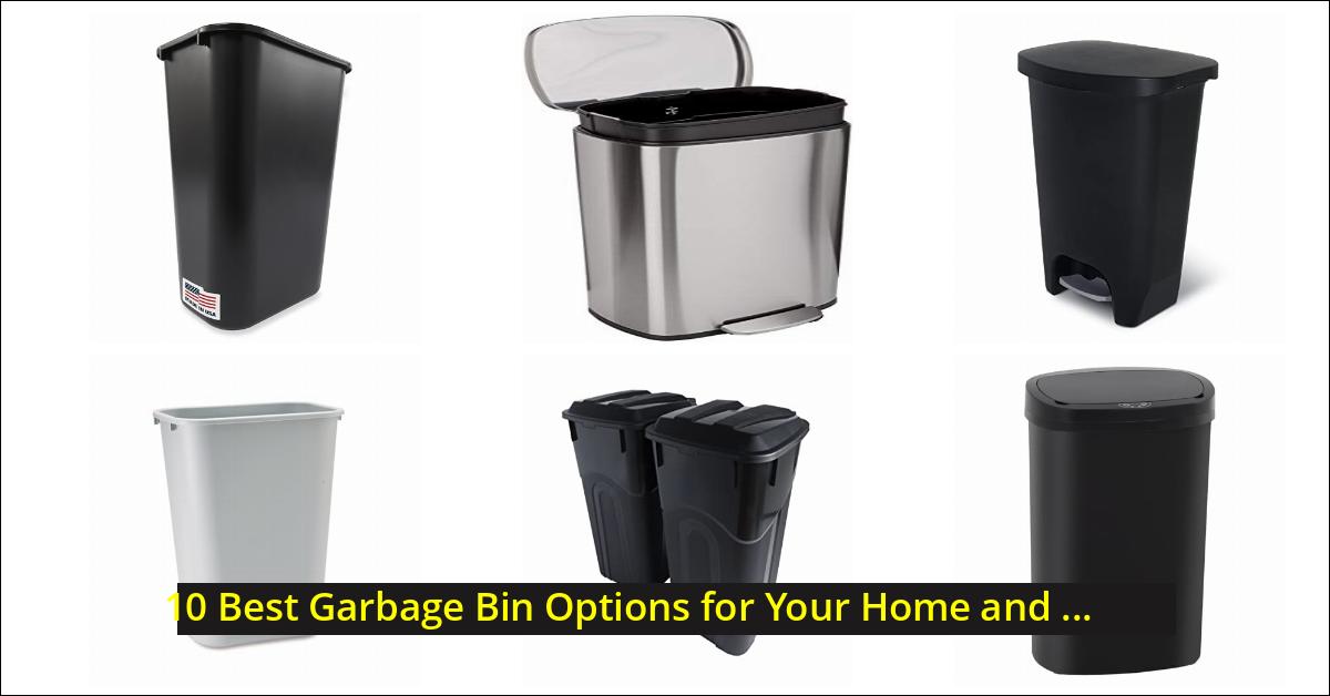 10 Best Garbage Bin Options for Your Home and Kitchen - 2025
