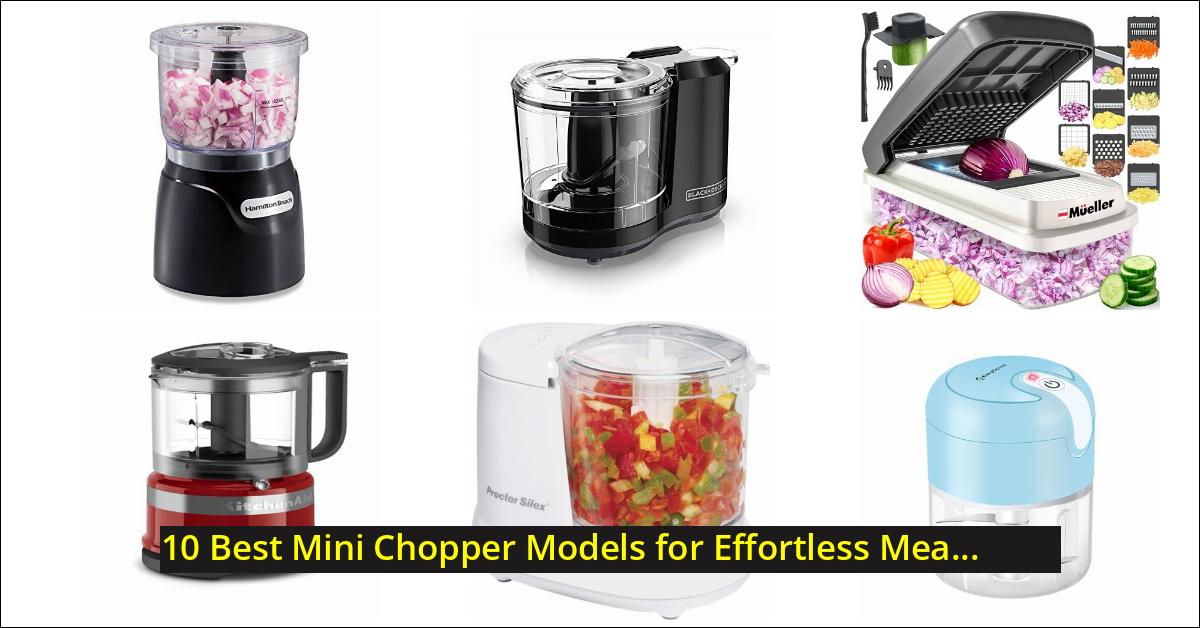 10 Best Mini Chopper Models for Effortless Meal Prep - 2025