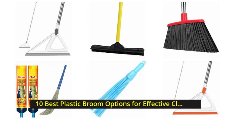 10 Best Plastic Broom Options for Effective Cleaning - 2025