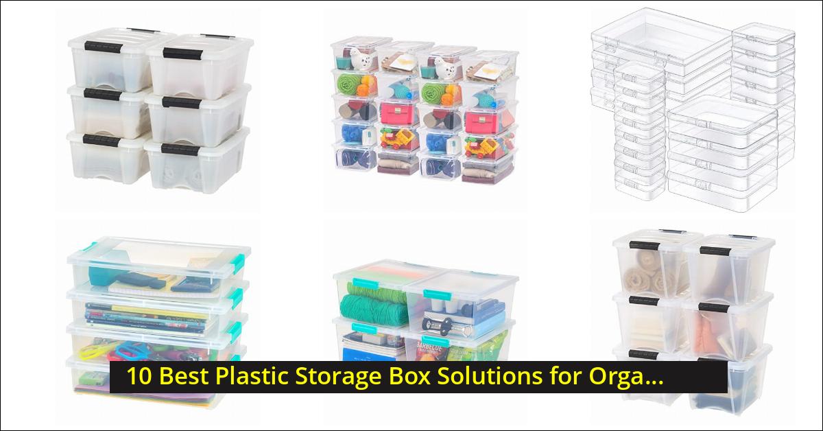 10 Best Plastic Storage Box Solutions for Organizing Your Space - 2025