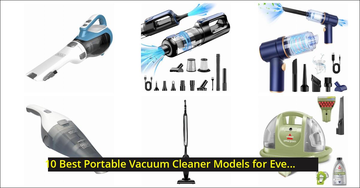 10 Best Portable Vacuum Cleaner Models for Every Home - 2025