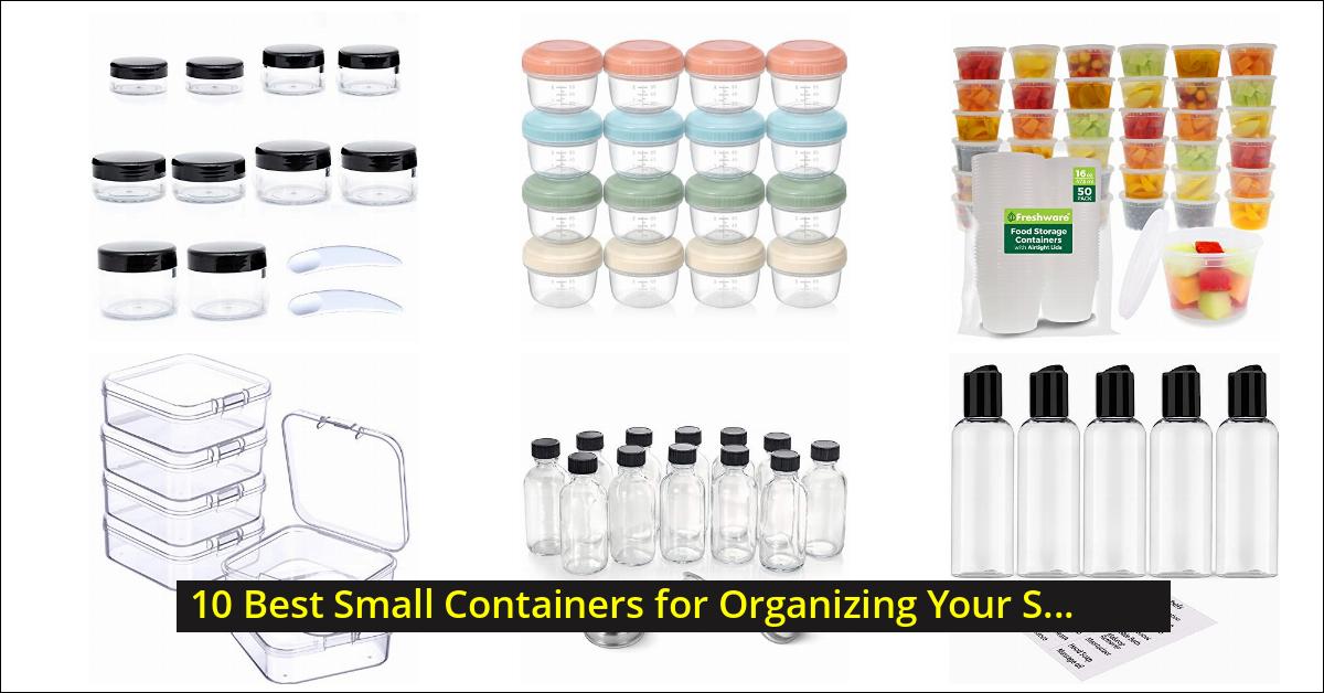 10 Best Small Containers for Organizing Your Space - 2025