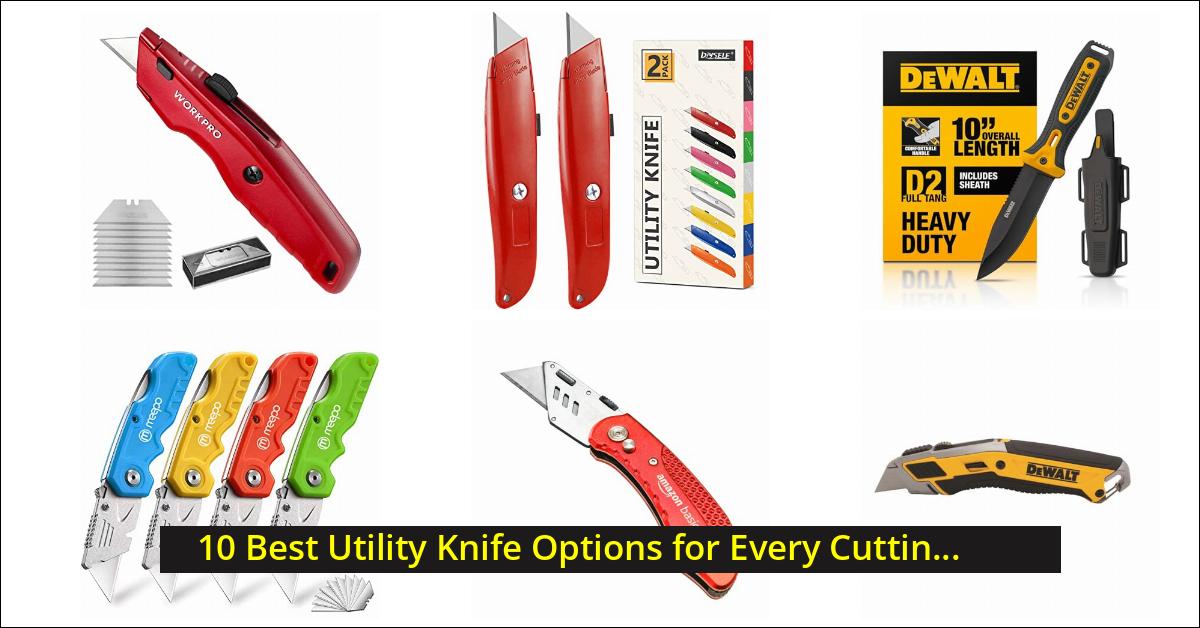 10 Best Utility Knife Options for Every Cutting Task - 2025