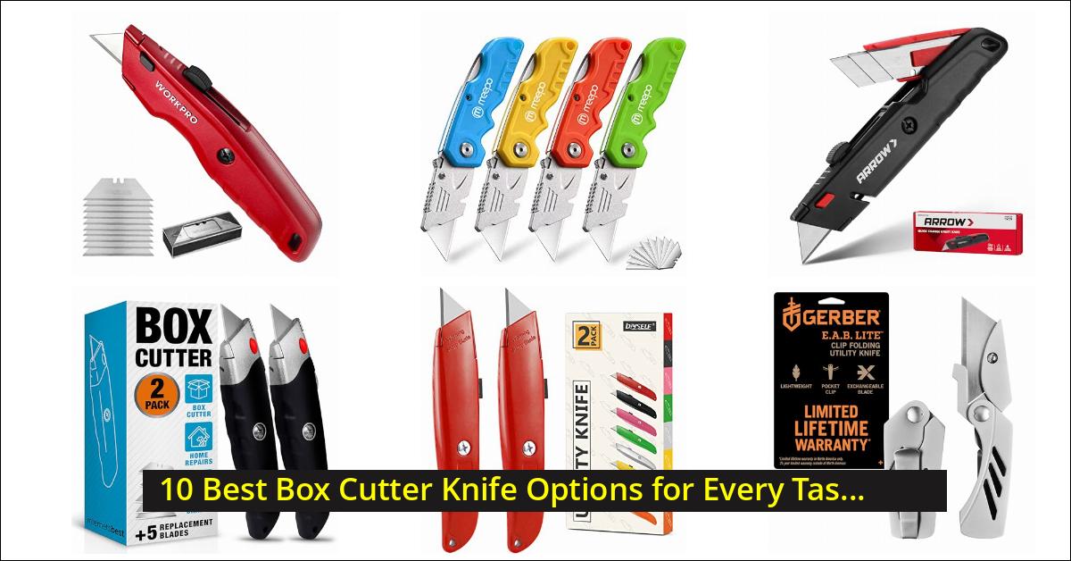 10 Best Box Cutter Knife Options for Every Task - 2025